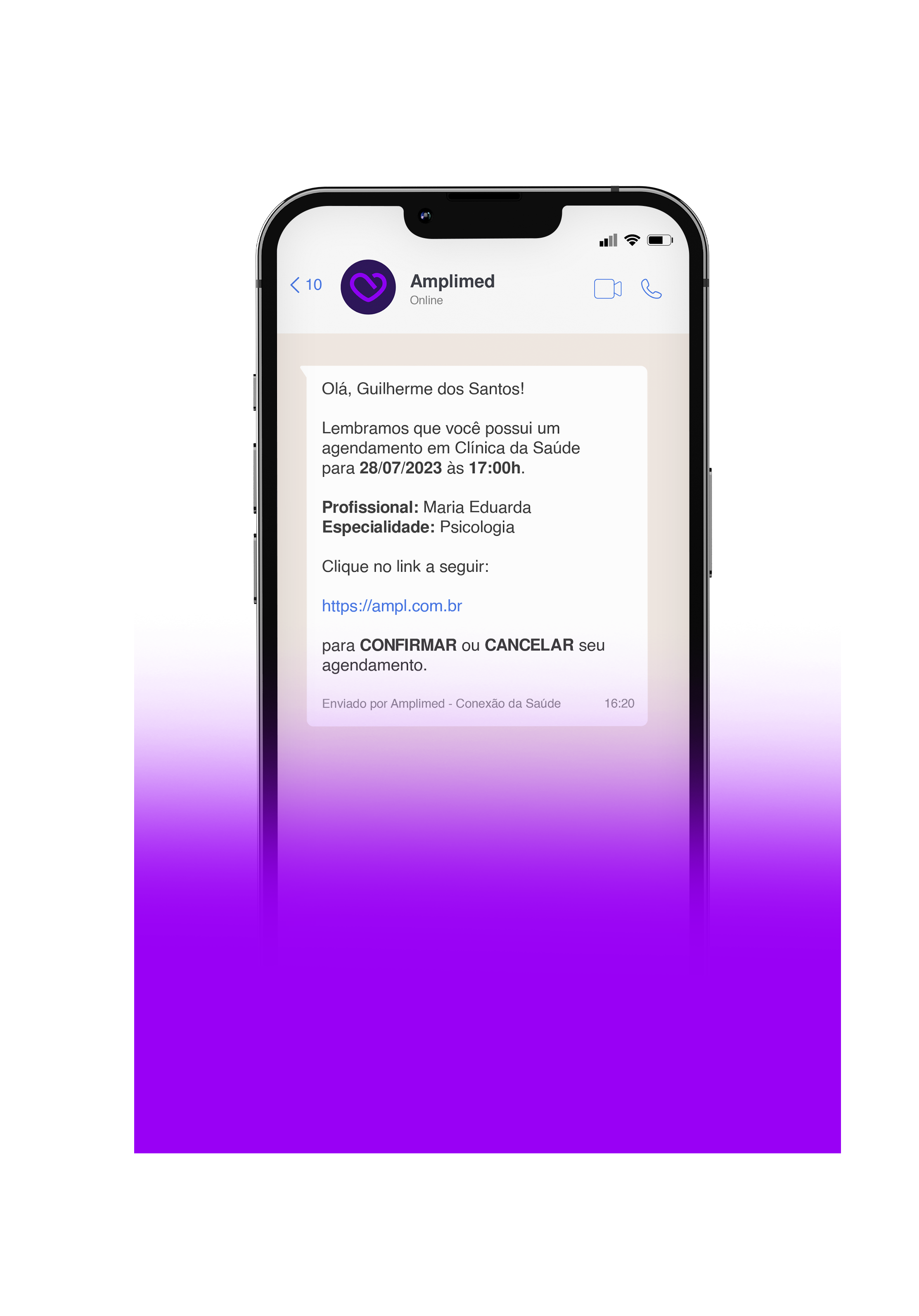 Sistema com prontuário psicológico eletrônico | Amplimed